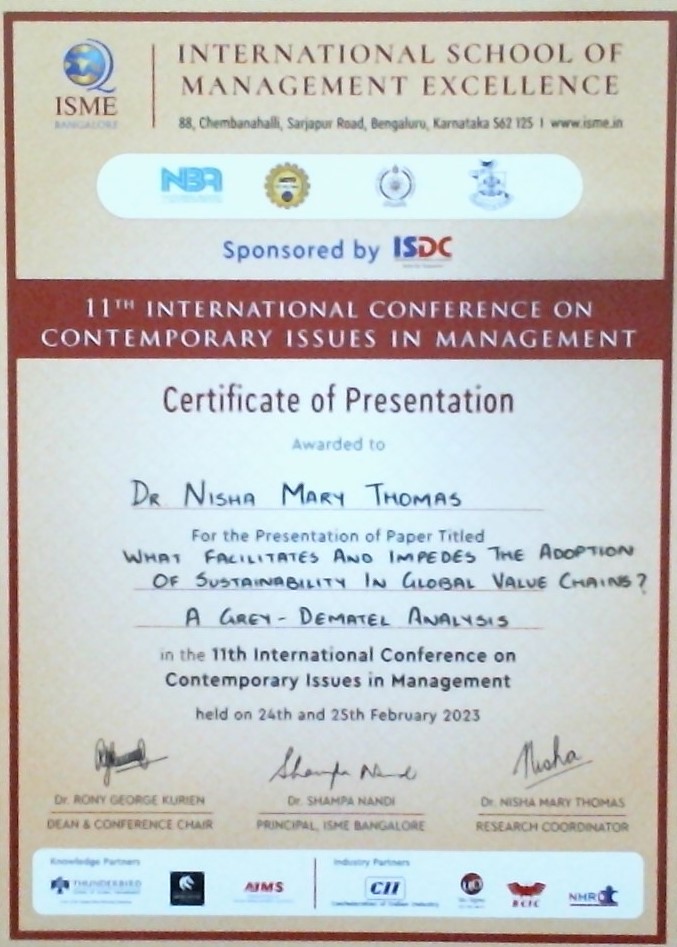 6.3 Faculty Empowerment Strategies (33) | ISME: Best MBA/PGDM, MCA, BBA, BCom, BCA, PhD Colleges ...